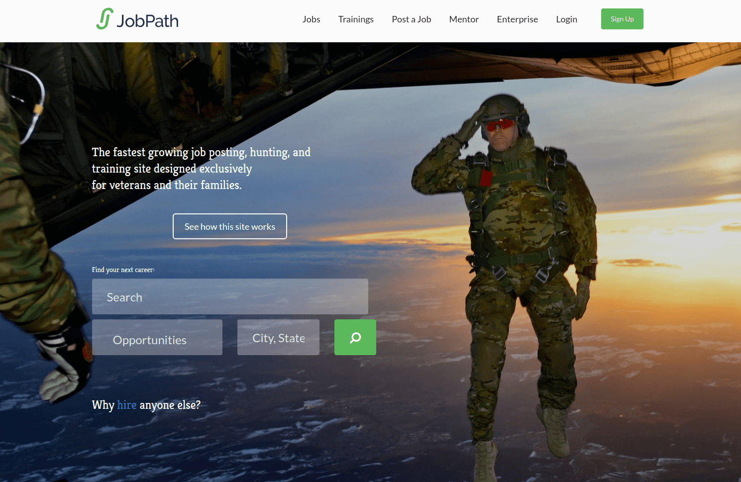 Home | Jobs For Military Veterans | Jacent